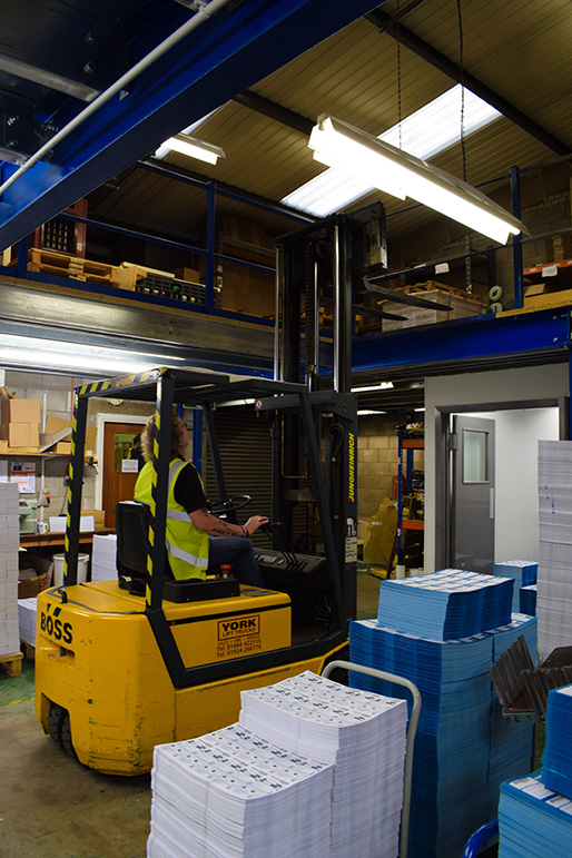 print stock warehouse - PrintAims, Stockport Manchester
